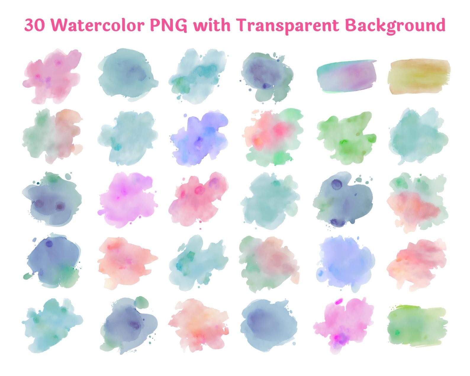 Watercolor Clipart , Watercolor Background Png , Watercolor Shapes ...