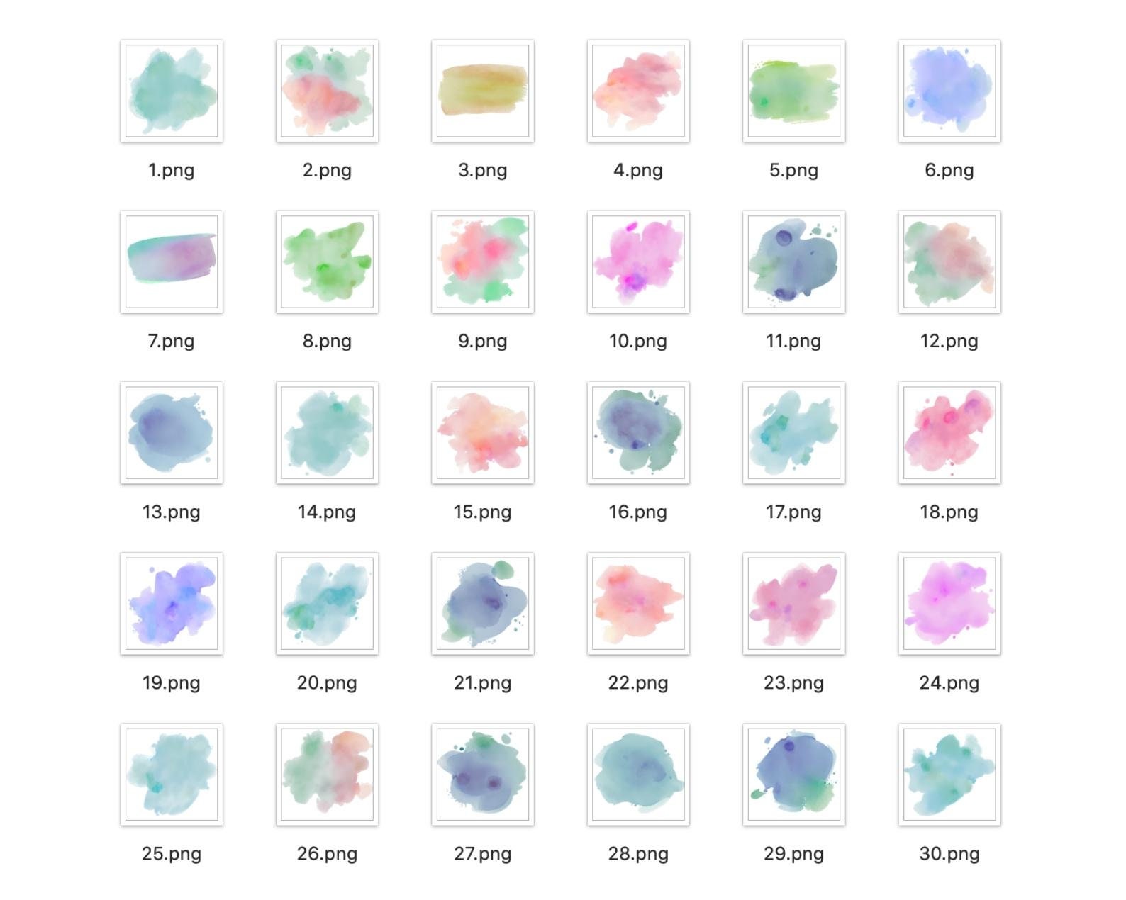 Watercolor Clipart , Watercolor Background Png , Watercolor Shapes ...