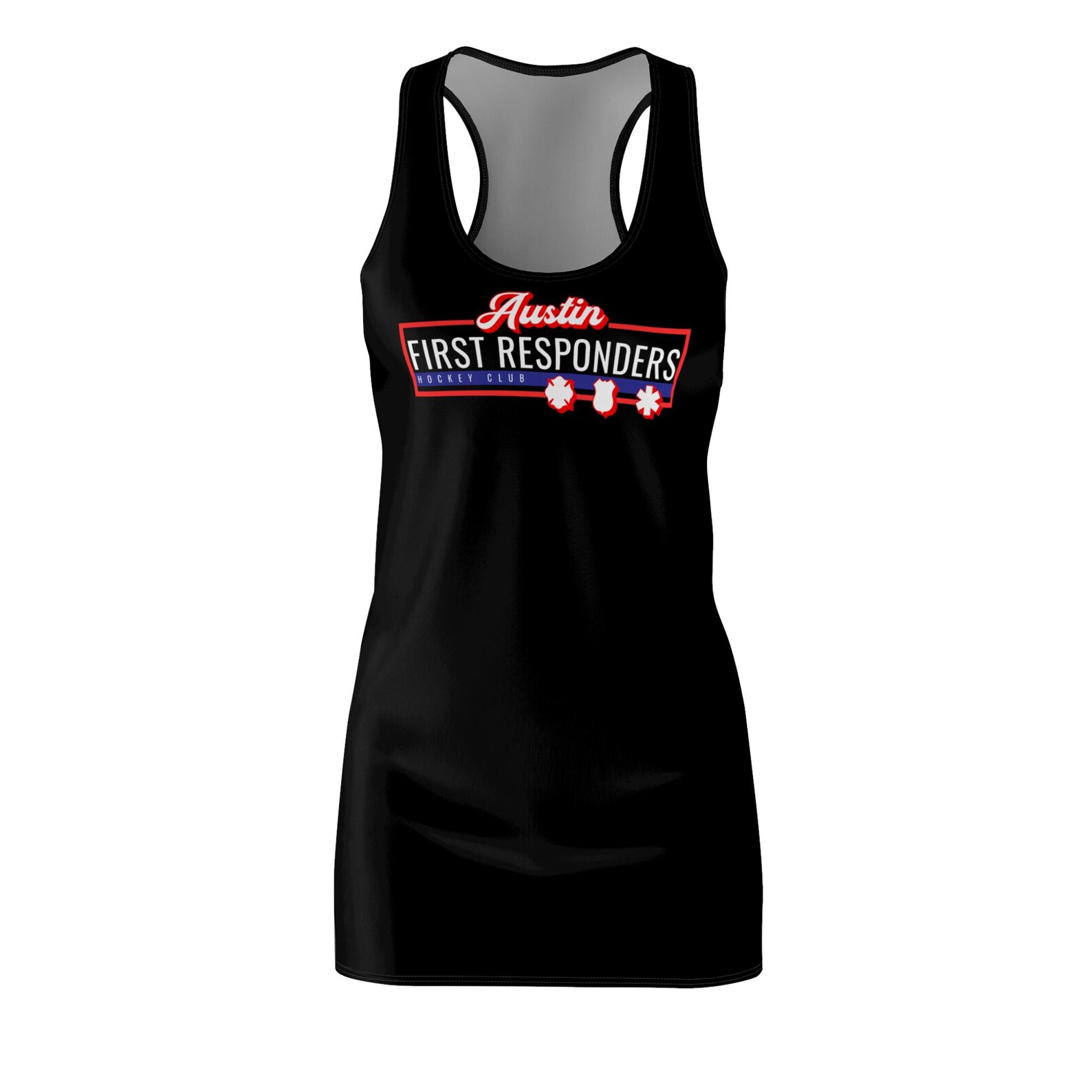 2025 | Austin First Responders Racerback Dress - Perfect for Casual ...