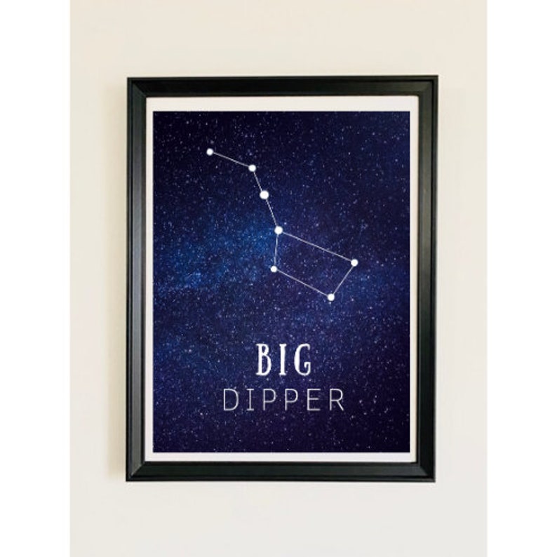 Big Dipper Little Dipper Digital Kids Print | Etsy