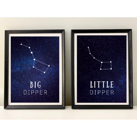 Big Dipper Little Dipper Digital Kids Print | Etsy