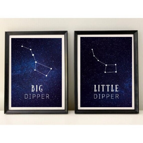 Big Dipper Little Dipper Digital Kids Print | Etsy