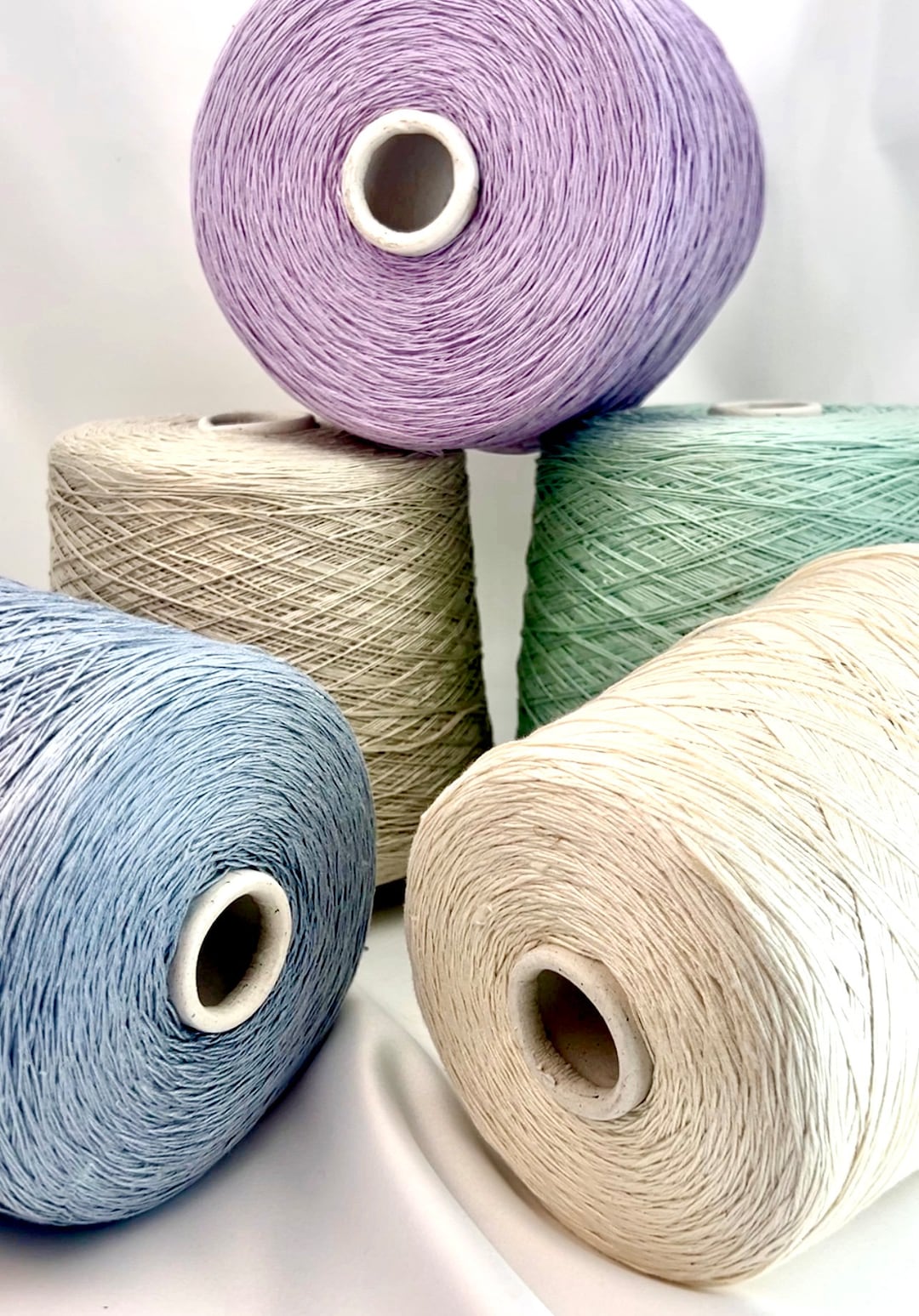 Silk Yarn, SETA SHAPE, Tshirt Yarn, 100% Silk Shappe, Yarn on Cone, Cable Yarn, Italian Yarn ...