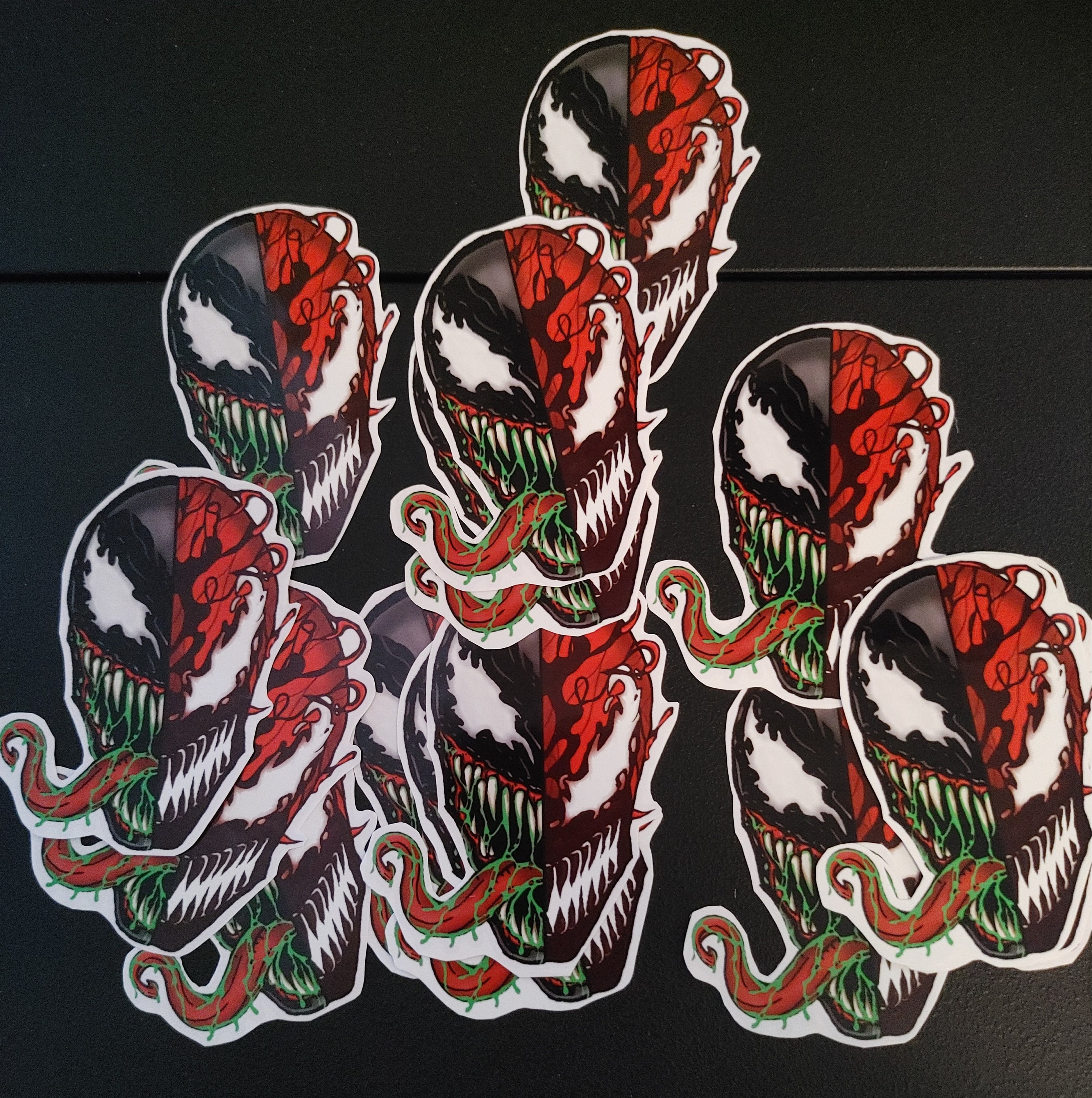 Venom & Carnage Vinyl Decal - Etsy Hong Kong