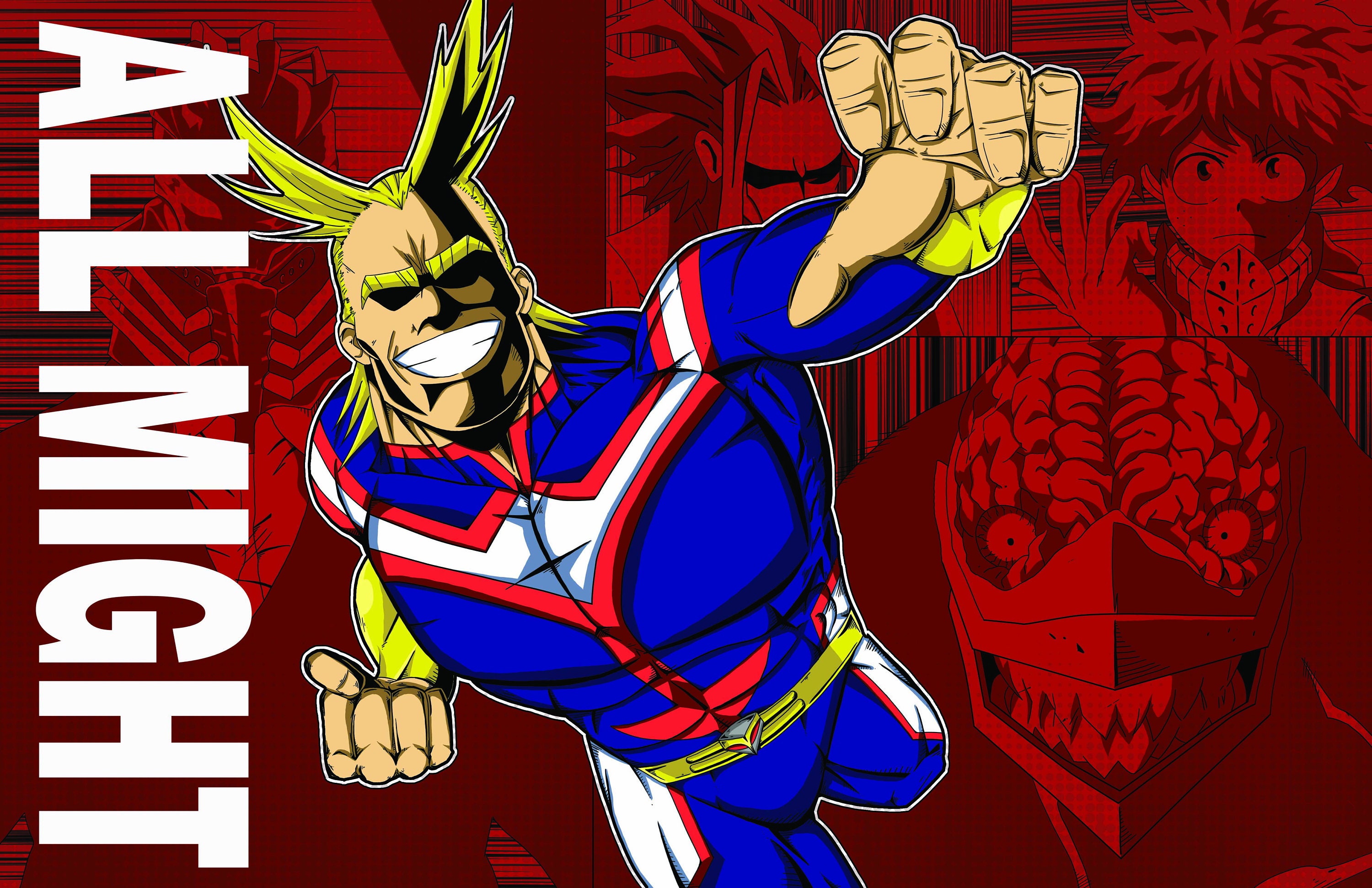 All Might Print - Etsy