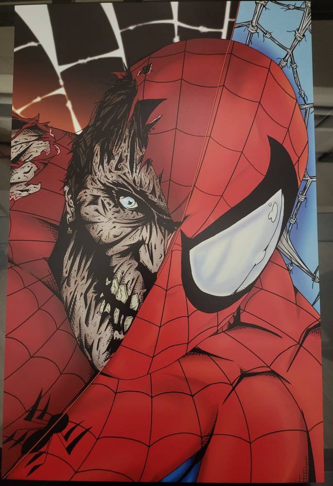 Zombie Spider-man Print - Etsy