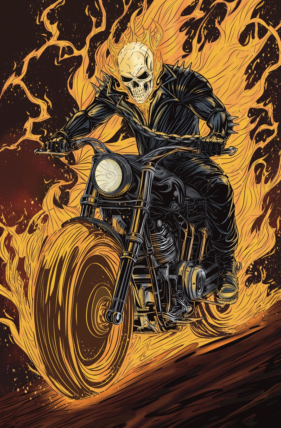 Ghost Rider 11x17 Art Print - Etsy