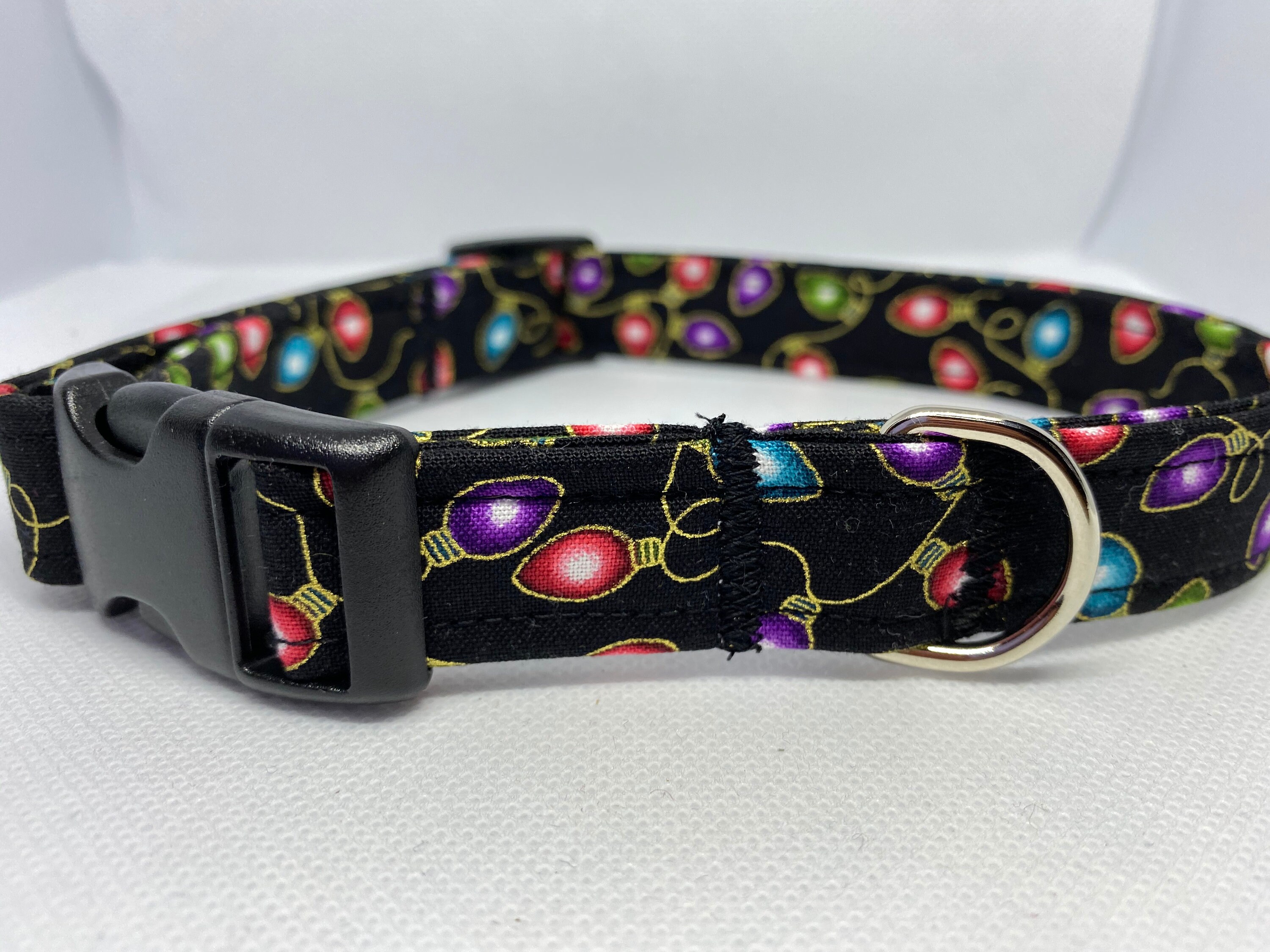 Snazzy Christmas fairy lights collar | Etsy
