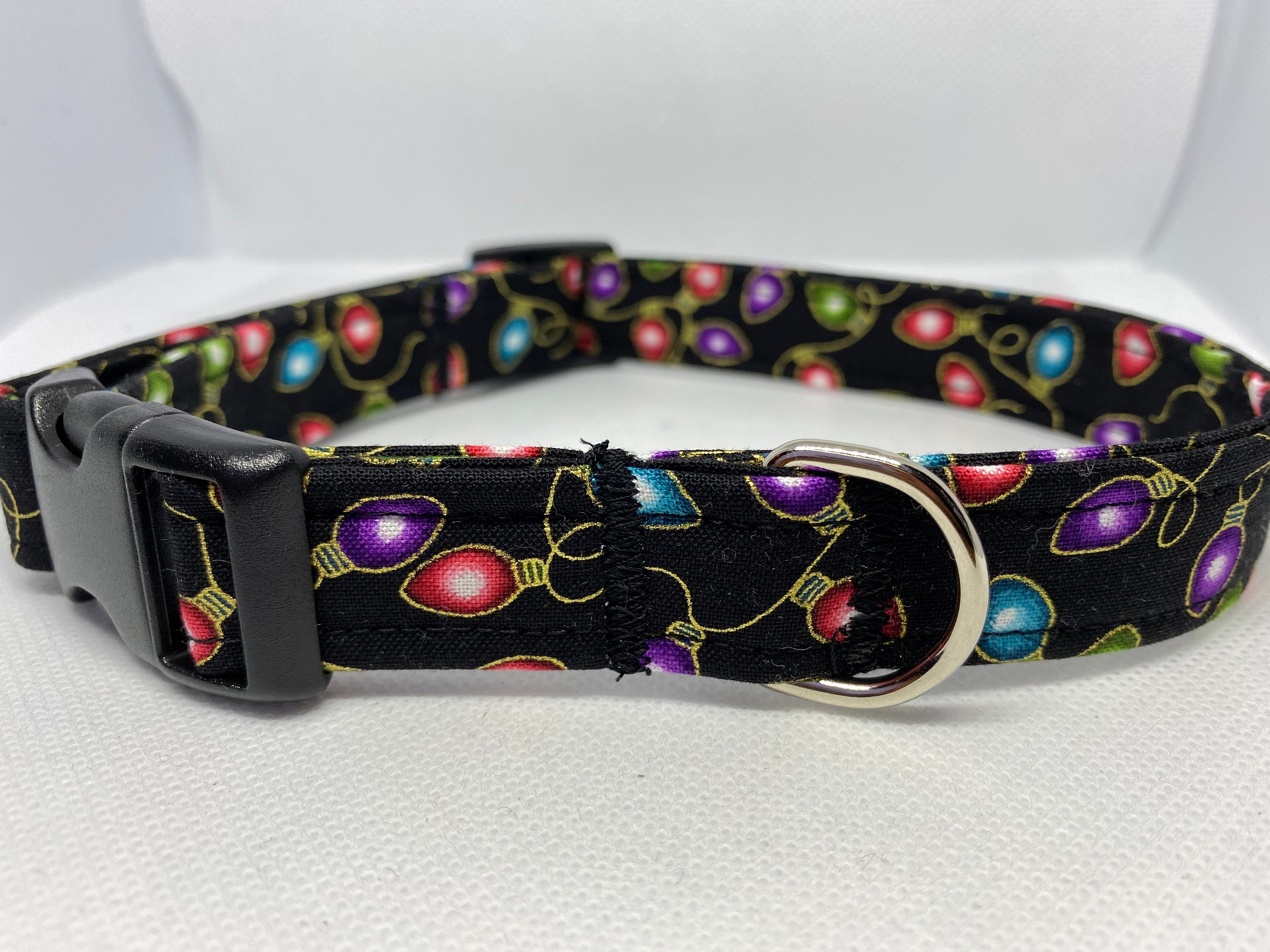 Snazzy Christmas fairy lights collar | Etsy