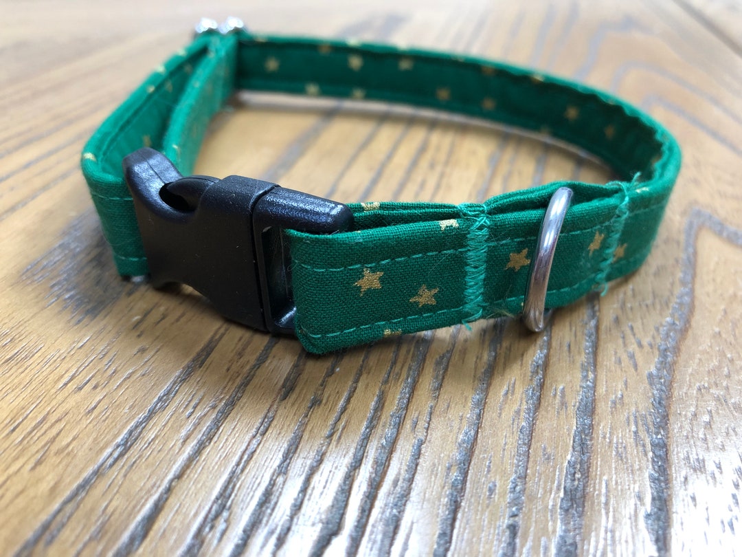 Snazzy Green and Gold Star Collar - Etsy
