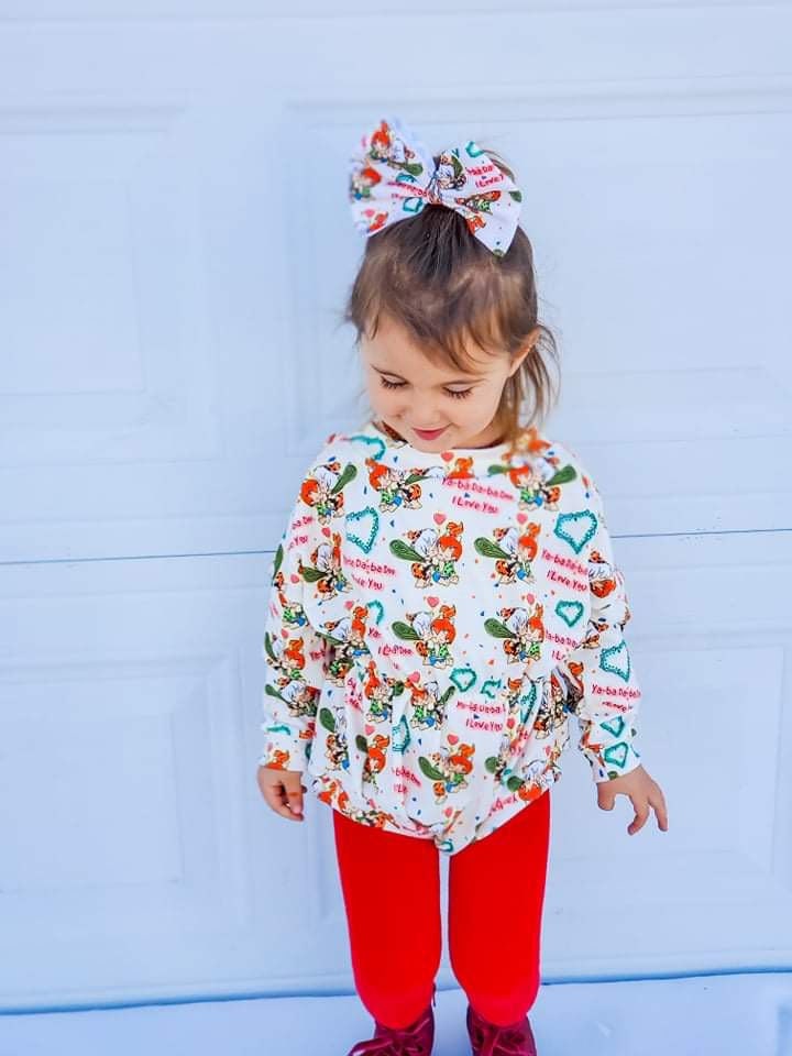 Ya-ba Da-ba Doo Seamless Fabric File Pattern Design Valentines Day ...