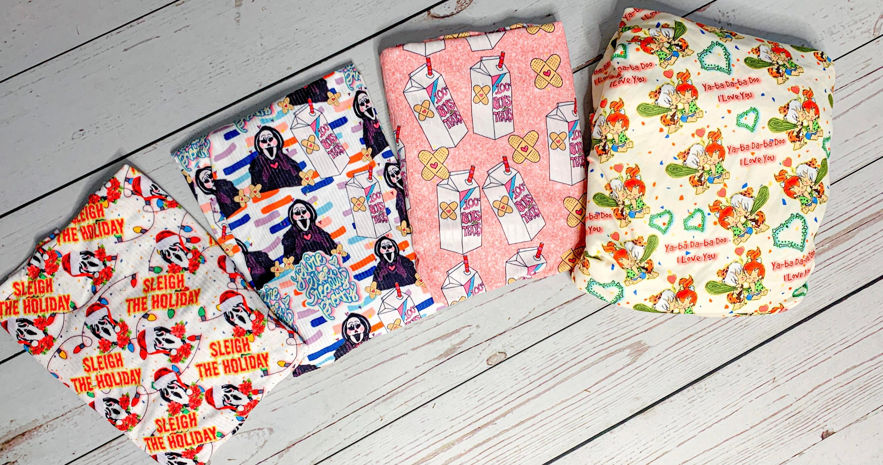 Ya-ba Da-ba Doo Seamless Fabric File Pattern Design Valentines Day ...