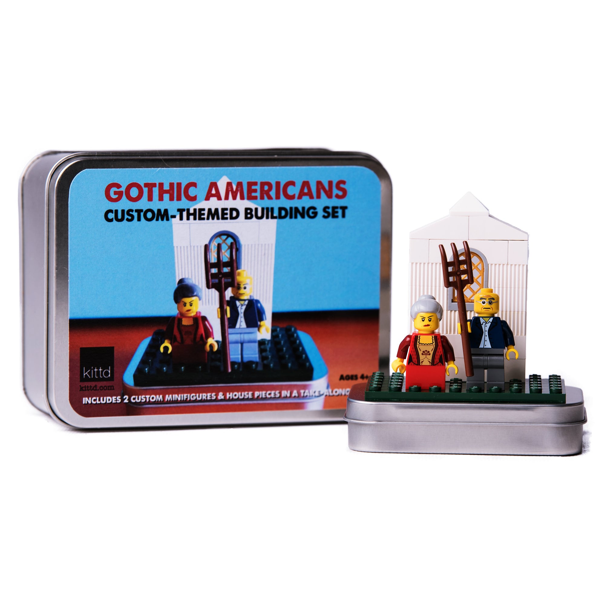 American Gothic Parody Lego