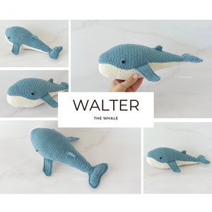 Whale Crochet Pattern, Blue Whale Amigurumi Pattern, Realistic Crochet ...