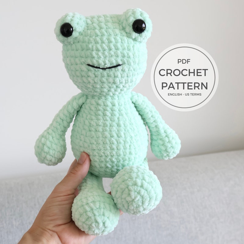 Crochet Frog - Etsy