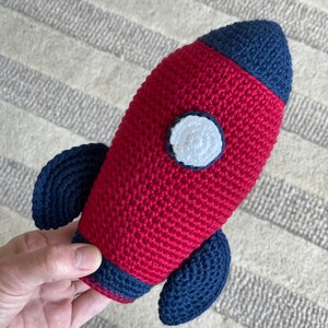 Rocket Ship CROCHET PATTERN, Crochet Outer Space, Amigurumi Plush ...