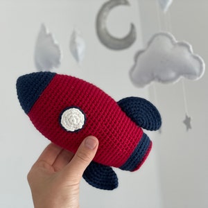 Rocket Ship CROCHET PATTERN, Crochet Outer Space, Amigurumi Plush ...