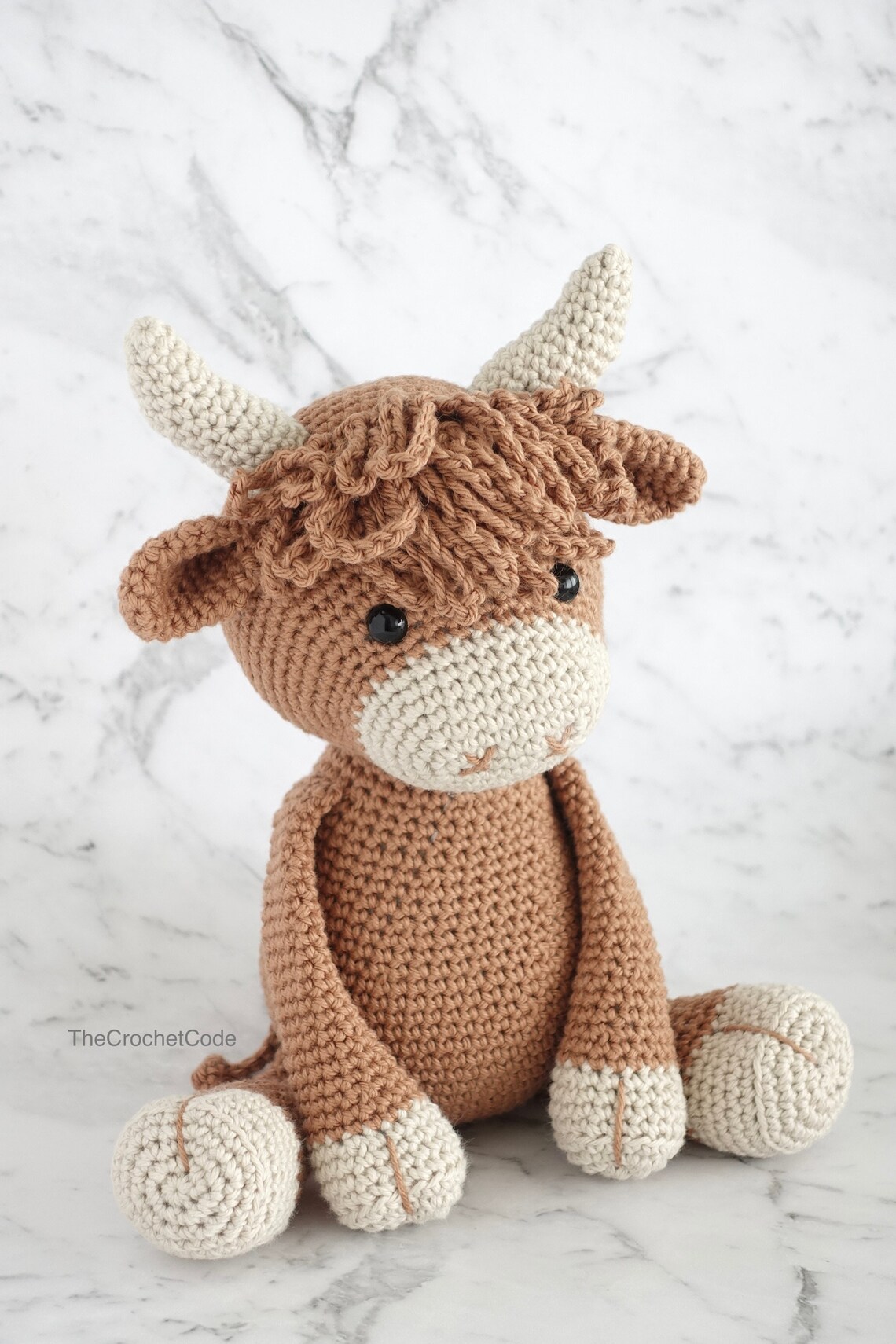 Highland Cow CROCHET PATTERN Amigurumi Hamish the Cow - Etsy