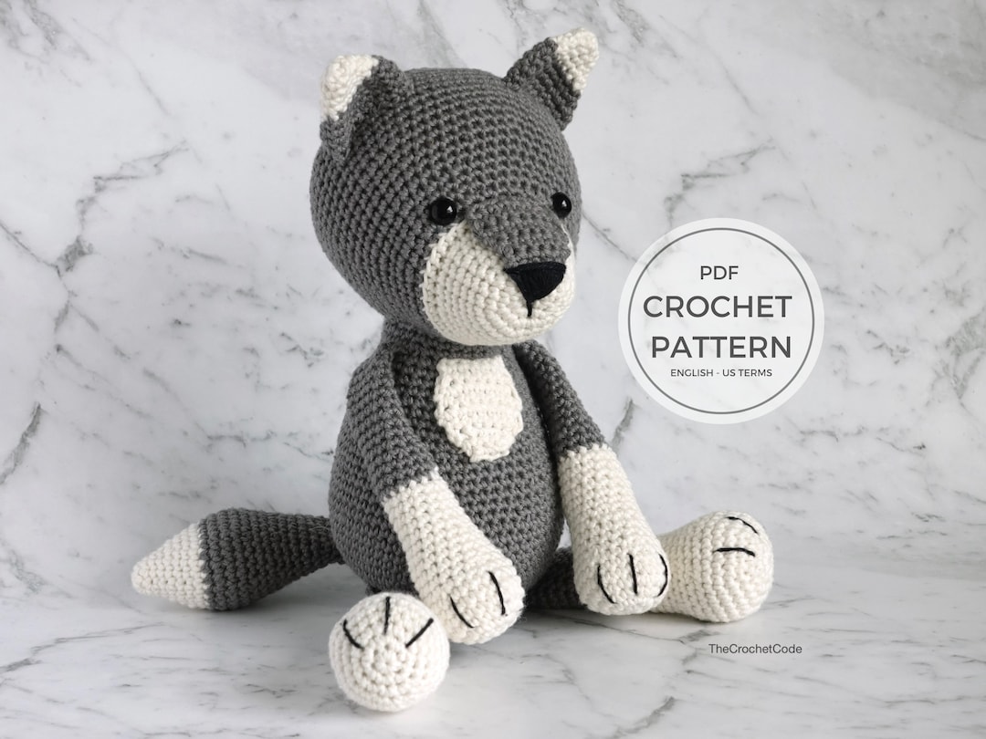 DIY Crochet Wolf Amigurumi Pattern - Create Your Own Lovable Stuffed ...