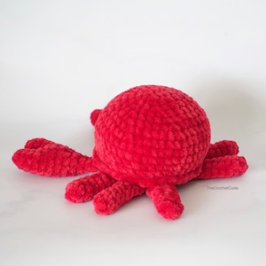 No Sew Crab Crochet Pattern: Create Your Own Cute Plushie Sea Creature ...