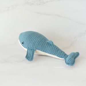 Whale Crochet Pattern, Blue Whale Amigurumi Pattern, Realistic Crochet ...