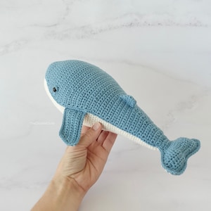 Whale Crochet Pattern, Blue Whale Amigurumi Pattern, Realistic Crochet ...