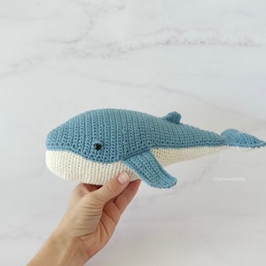 Whale Crochet Pattern, Blue Whale Amigurumi Pattern, Realistic Crochet ...