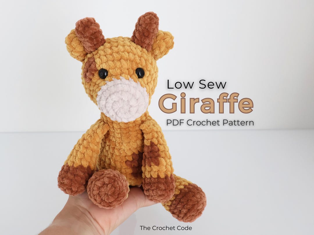 Low Sew Giraffe Crochet Pattern | Easy Amigurumi Plushie DIY Toy ...