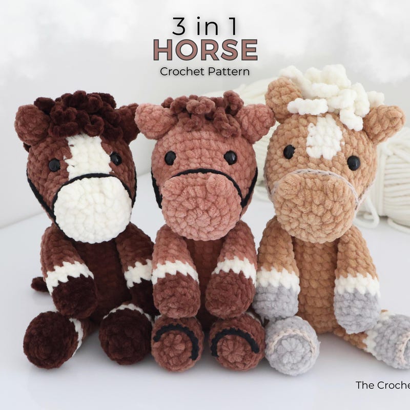 Crochet Horse Pattern: - Etsy