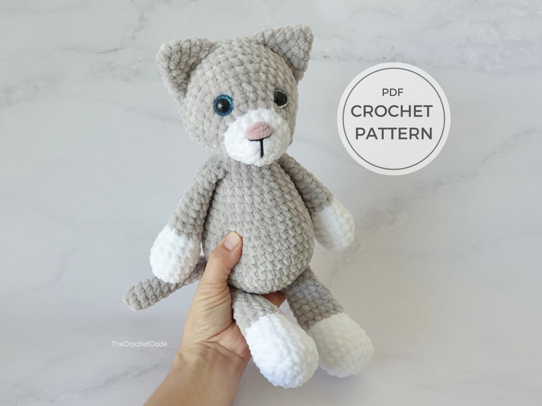 Easy-to-follow Cat Crochet Pattern: Perfect for Beginners - Etsy