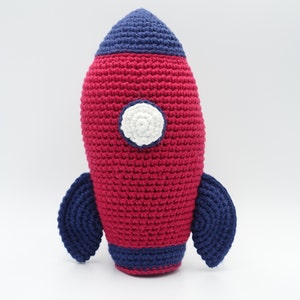 Rocket Ship CROCHET PATTERN, Crochet Outer Space, Amigurumi Plush ...