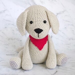 DIY Labrador Golden Retriever Crochet Amigurumi Pattern - Perfect Gift ...