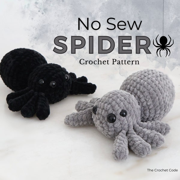 Amigurumi No Sew Spider - Etsy