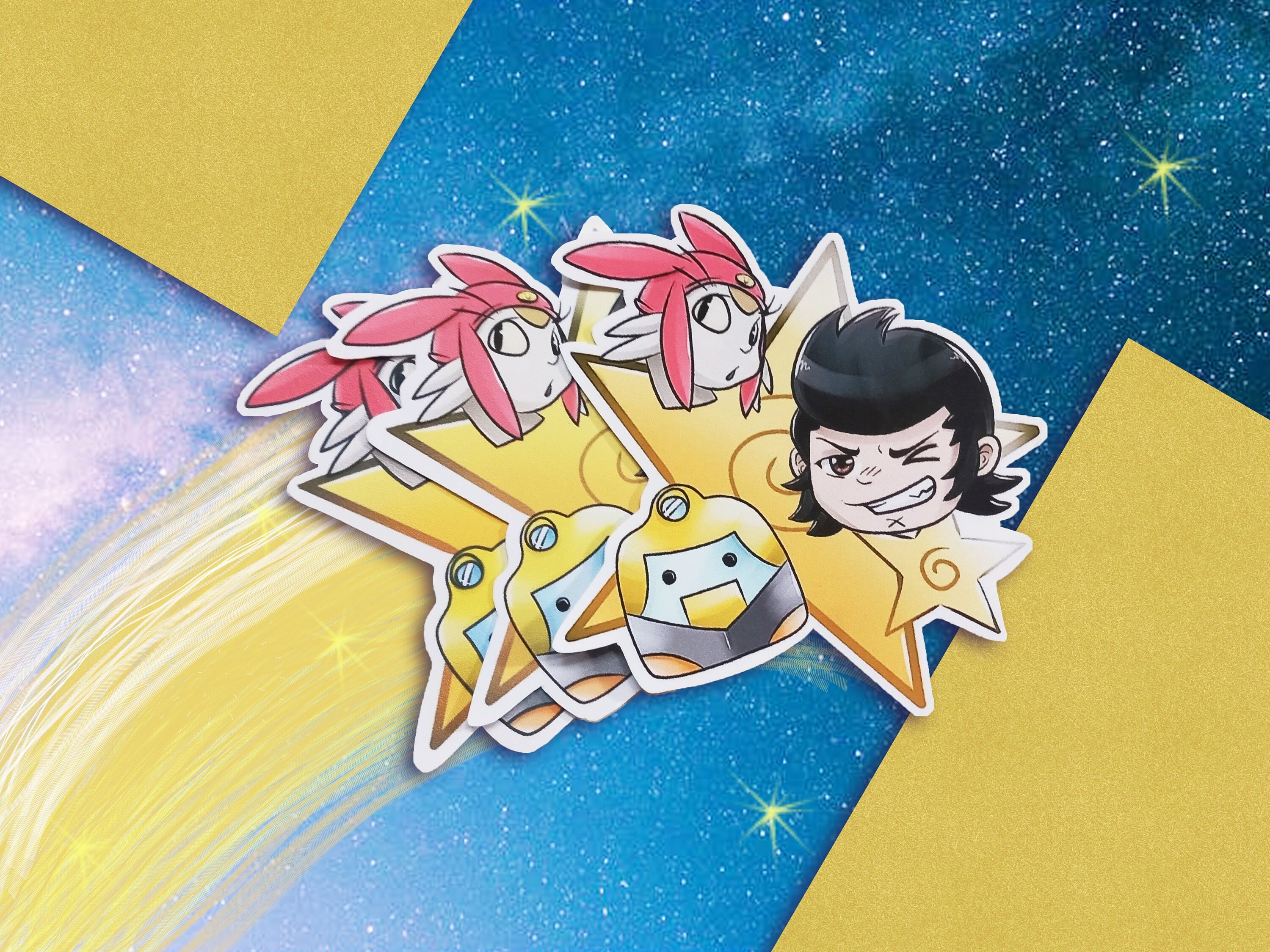 Meow Space Dandy Sticker