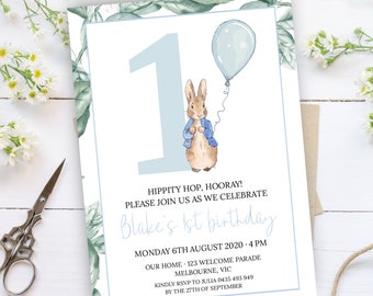 Peter Rabbit Invite | Etsy