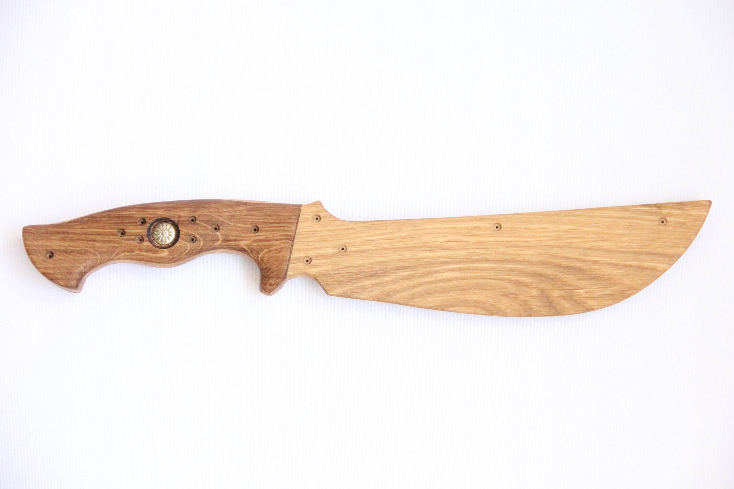Handmade Wooden Knife 12.59, Training Knife, Handmade Weapon, Hand ...