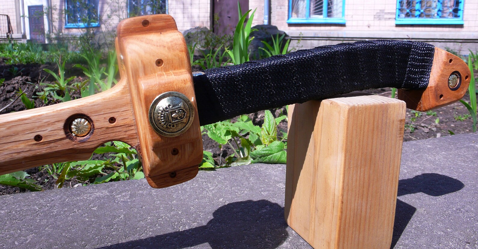 Wooden Sword 35.03", Handmade Weapon, Hand Crafted, Training Sword ...