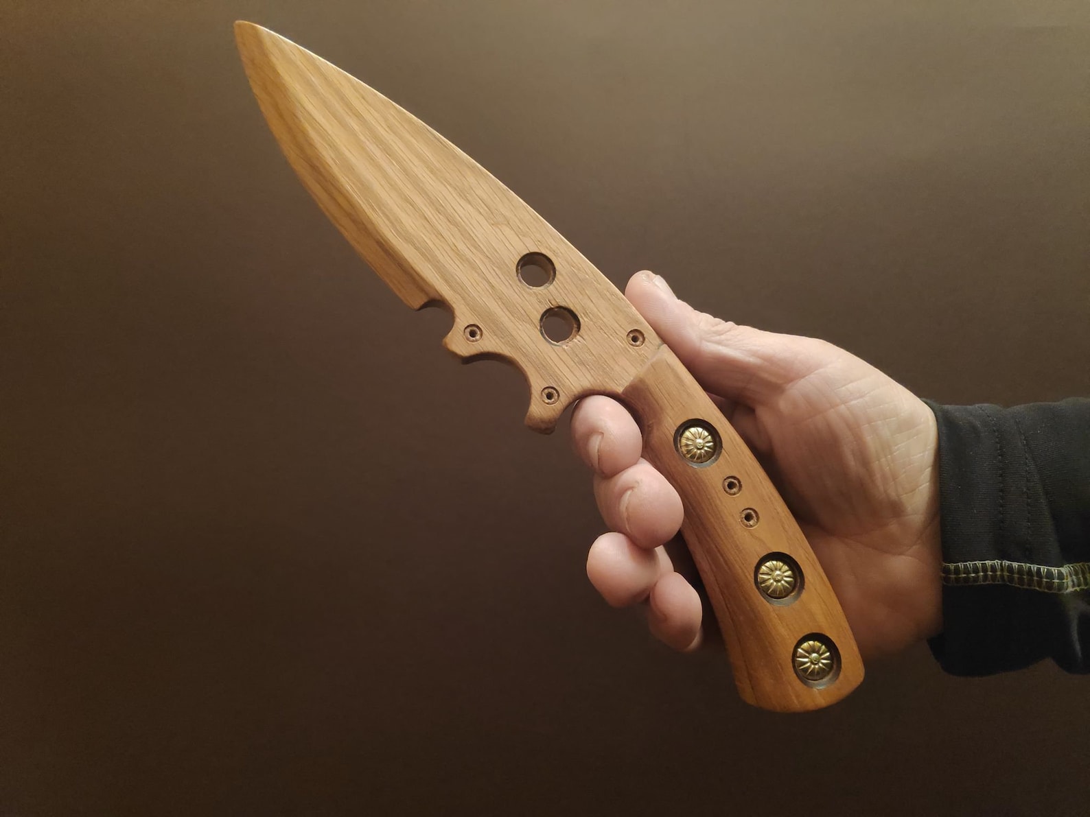 Handmade Wooden Knife 10.62 Training Knife Handmade - Etsy