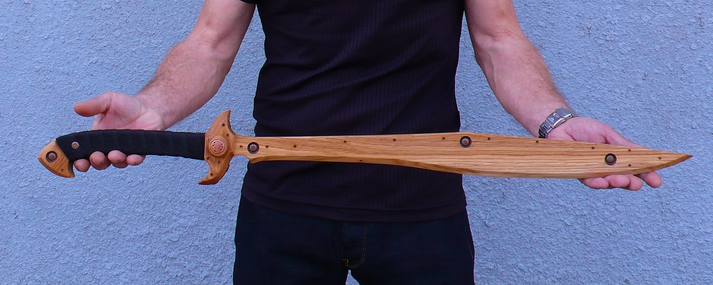 Wooden Sword 34.84", Handmade Weapon, Hand Crafted, Training Sword ...