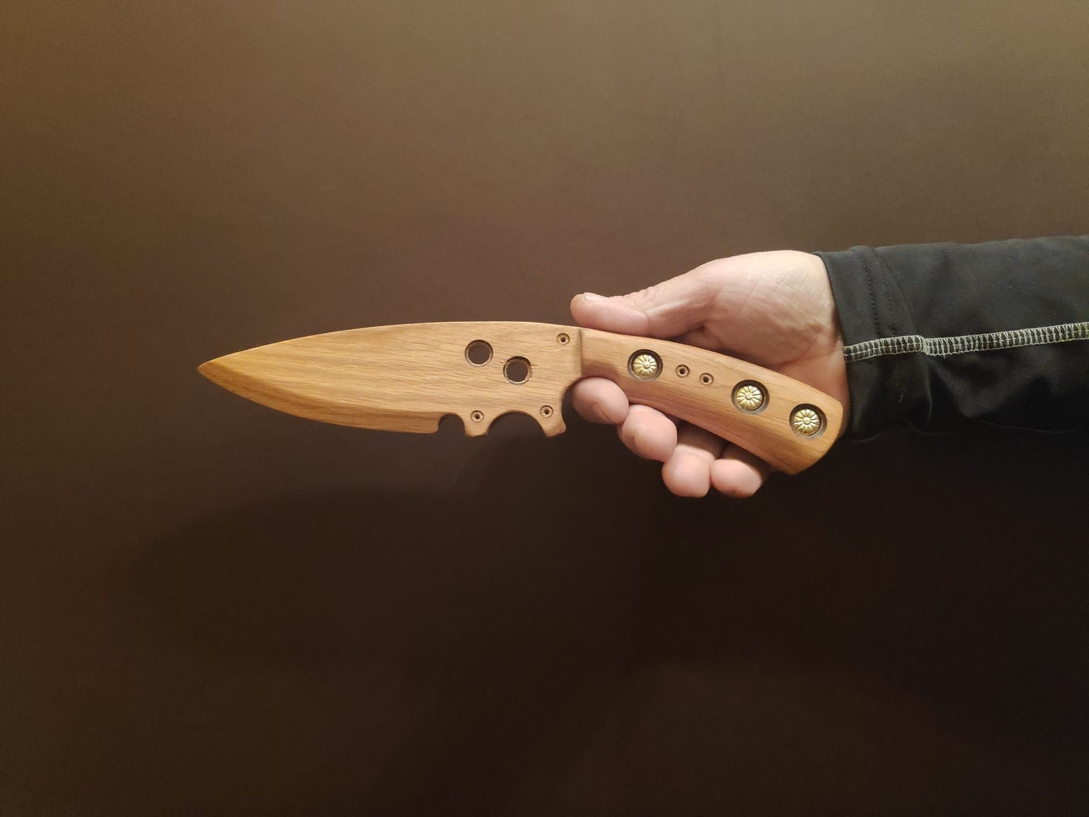 Handmade Wooden Knife 10.62 Training Knife Handmade - Etsy