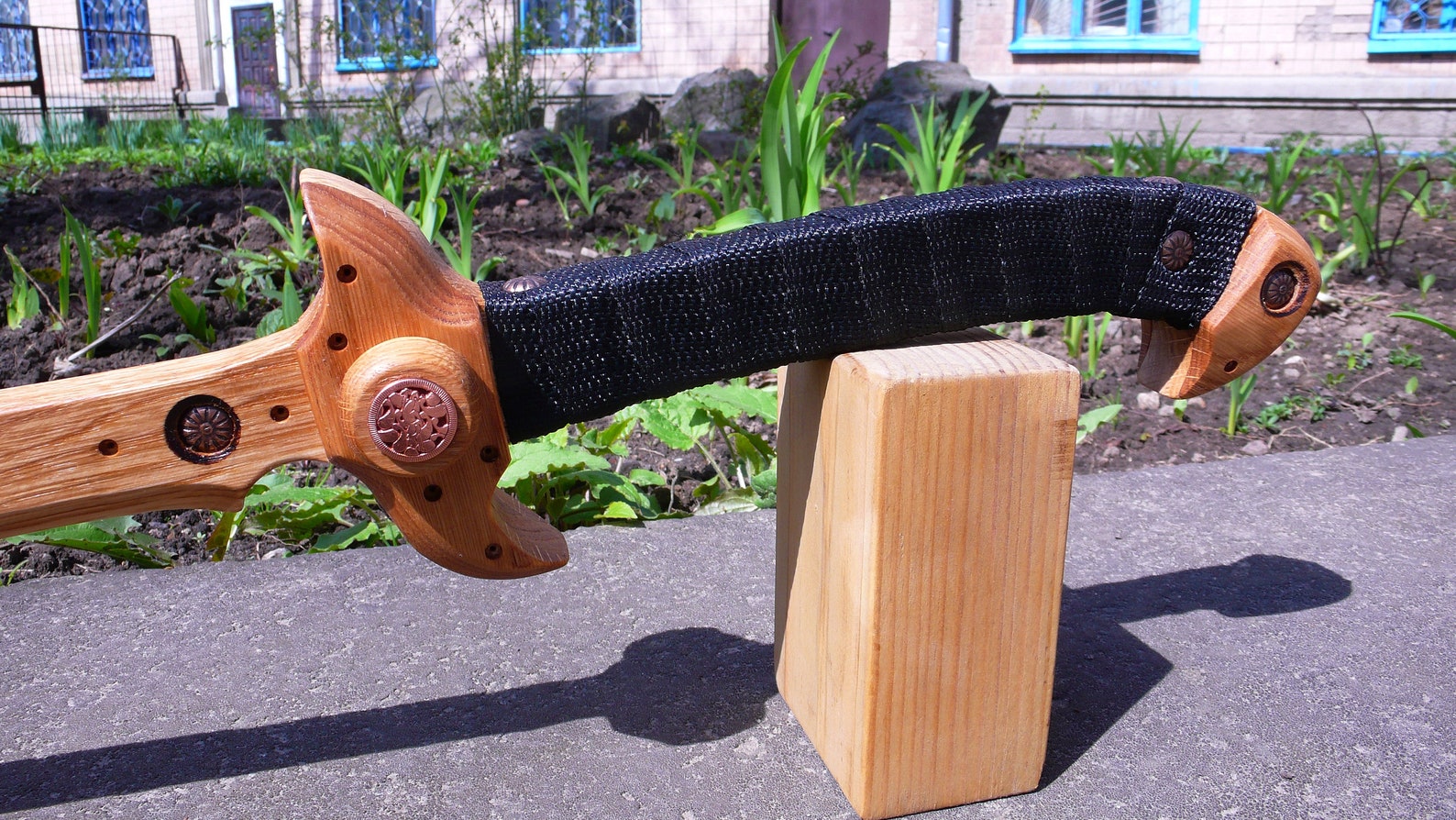 Wooden Sword 34.84", Handmade Weapon, Hand Crafted, Training Sword ...