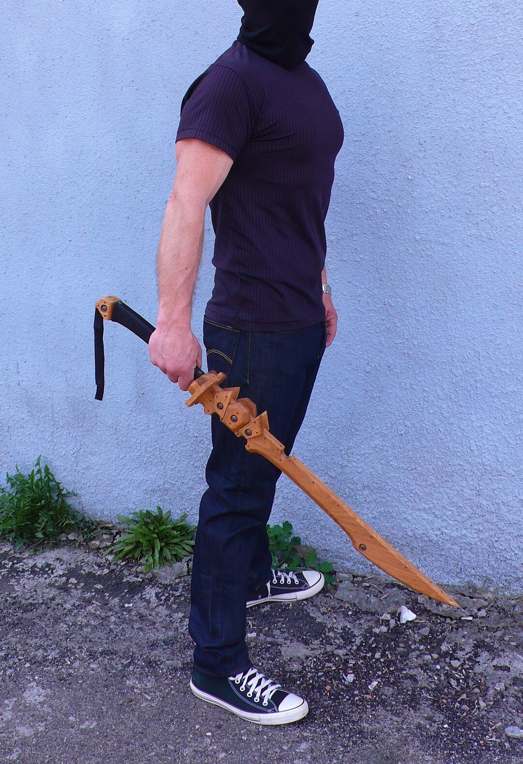 Wooden Sword 35.23", Handmade Weapon, Hand Crafted, Training Sword ...