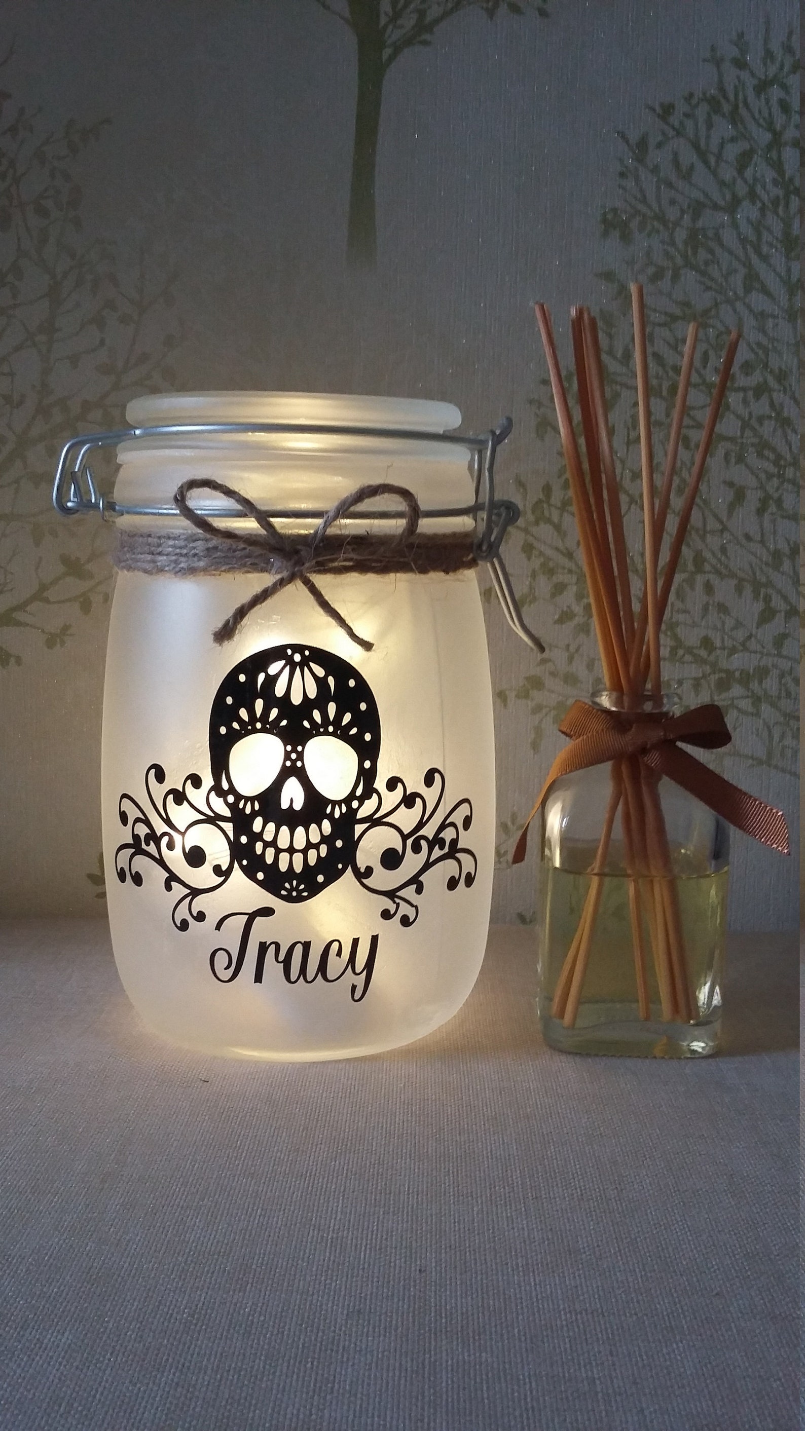 Skull Light Gothic Gift Goth Present Skull Gift Skull - Etsy