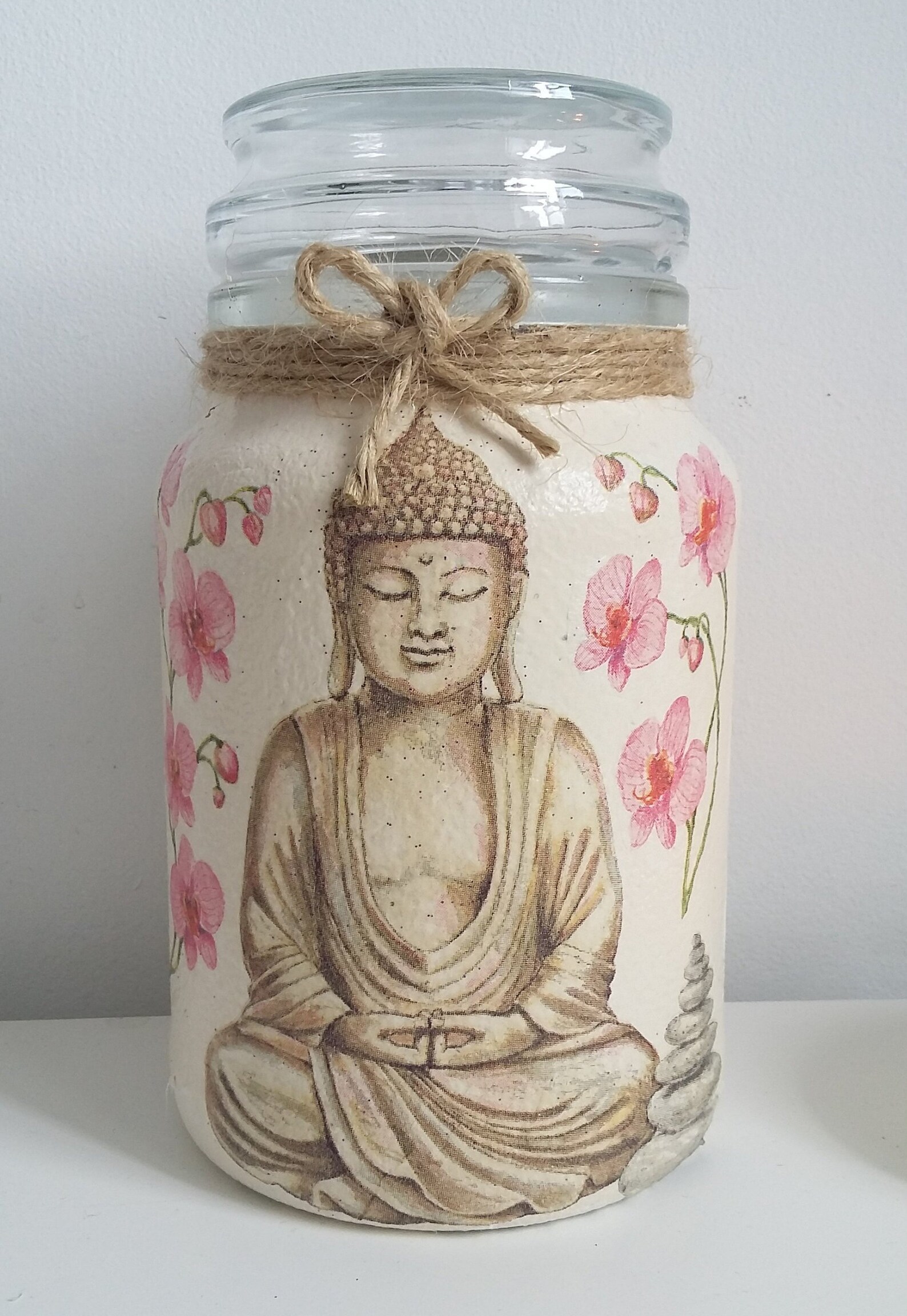 Buddha Jar, Buddha Gift, Buddha Tea Caddy, Kitchen Utensil Holder, Make ...