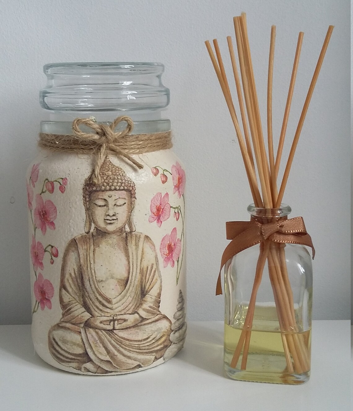 Buddha jar buddha gift Buddha tea caddy kitchen utensil | Etsy