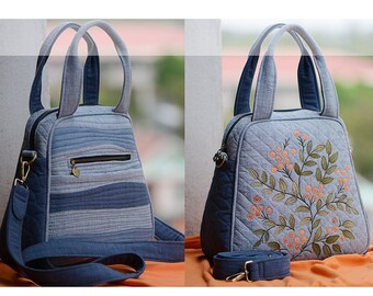 Sewing Pattern to Make Boston Bag by Lady Bee L2 PDF Pattern | Etsy