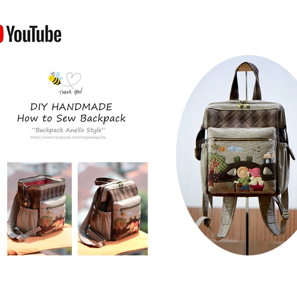 Japanese Backpack Pattern - Etsy