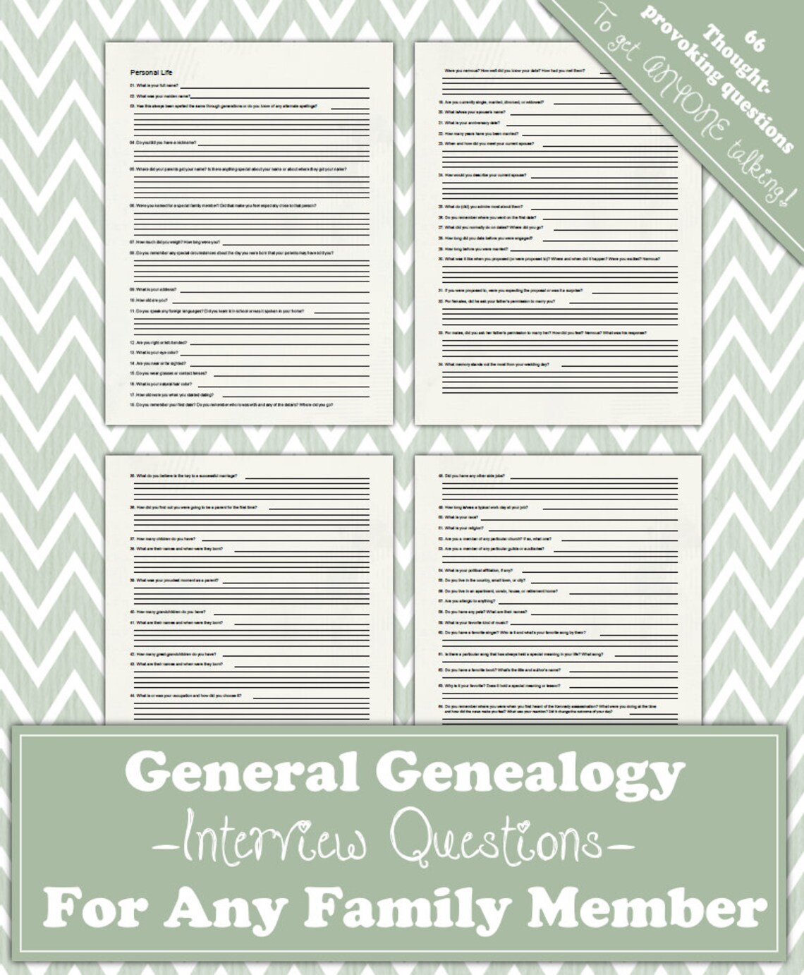 66 General Genealogy Questions to Ask ANY Family Member | Ancestry ...