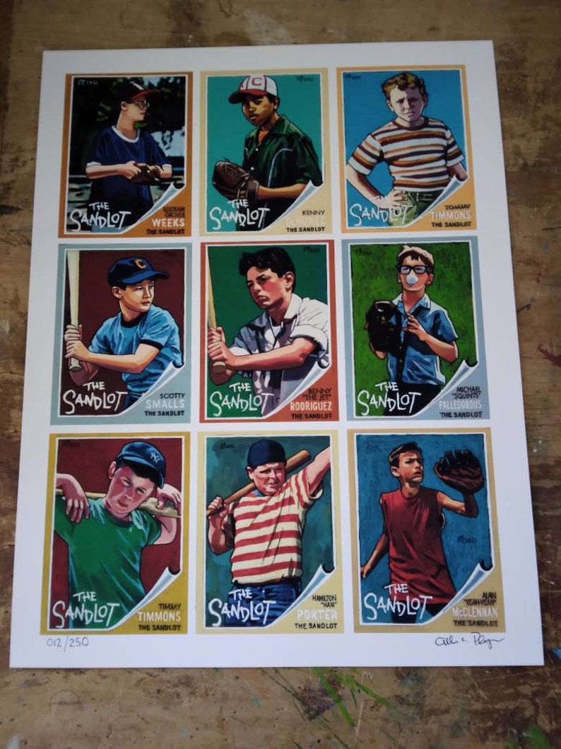 Sandlot 8.5 X 11 Print of the Sandlot the Movie Baseball Team. - Etsy