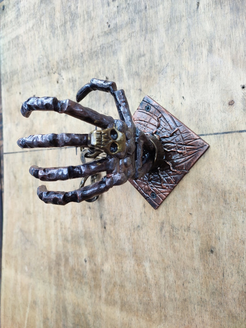 Metal Holder in the Form of a Skeleton of a Human Hand. DIY Gothic Home ...